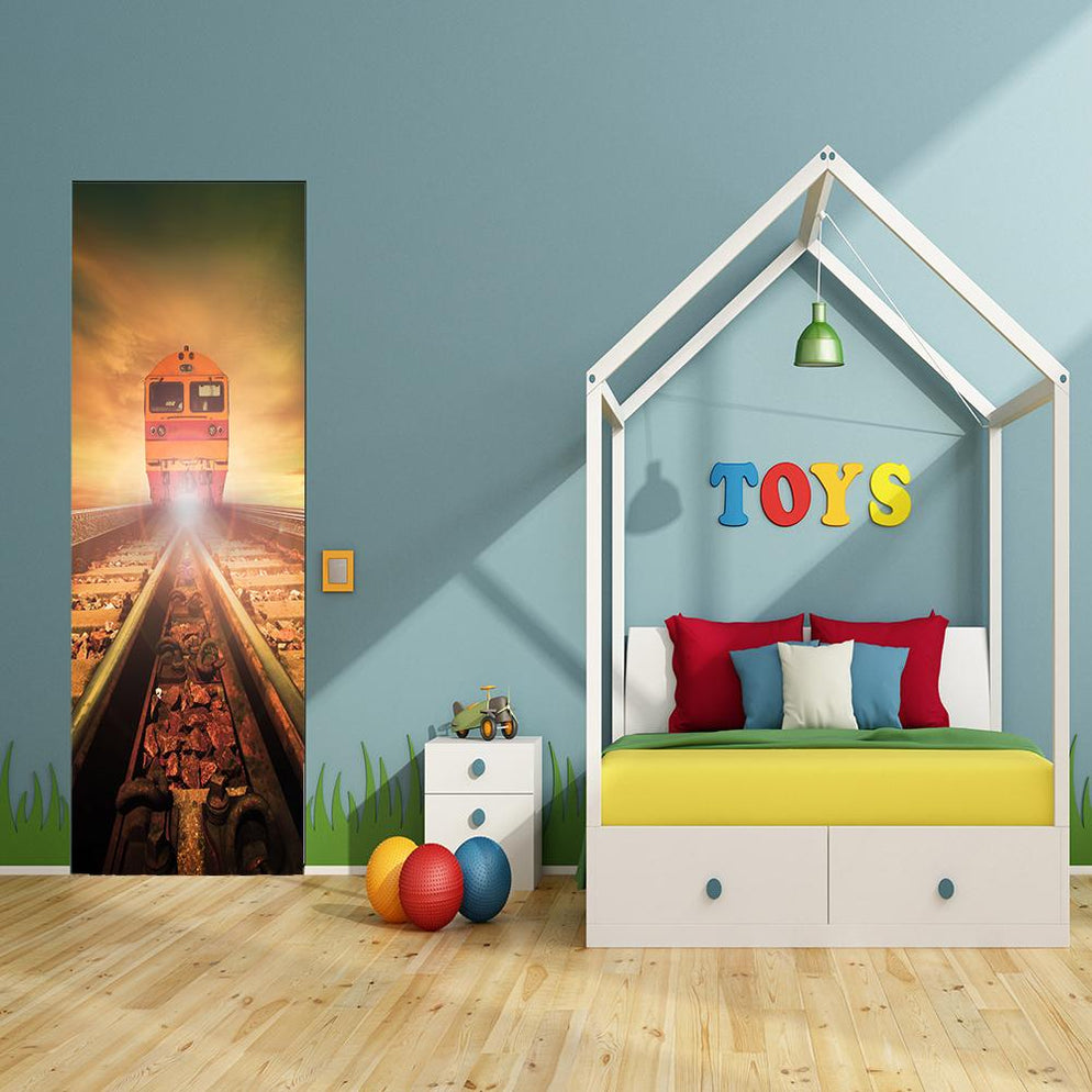 Train Party | Train Theme Decorations | Train Room Decor — DoorFoto