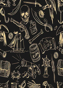 Pirate Decorations Door Cover | Gasparilla Pirate Festival — DoorFoto