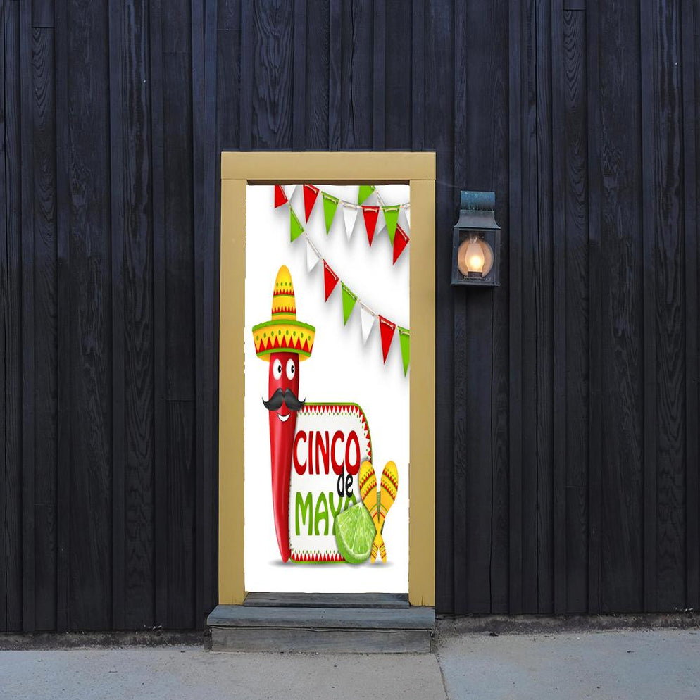 Celebrate Cinco De Mayo Door Cover From $49.99 USD — DoorFoto