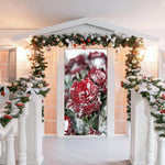 Snowy Rose Door Cover From $49.99 USD - DoorFoto™