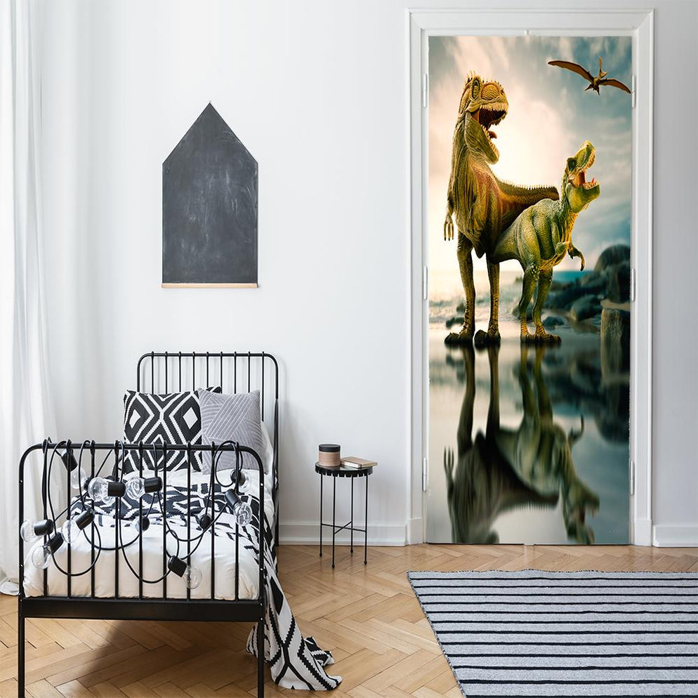 Dinosaur Door Mural | Dinosaur Party Decorations - DoorFoto™